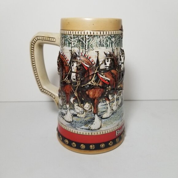 Budweiser | Dining | Budweiser Beer Clydesdale Stein By Ceramarte 988 ...